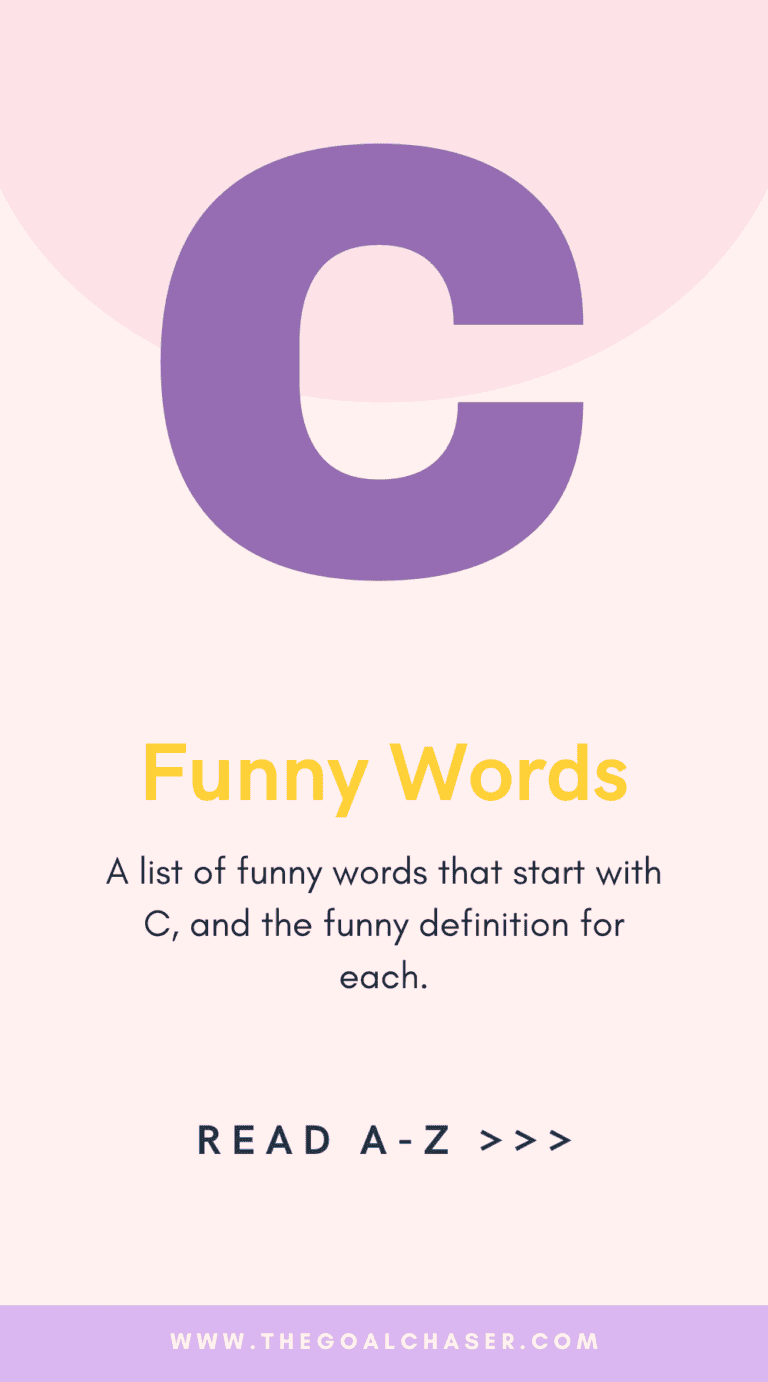 Funny Words That Start With C (With Definitions)