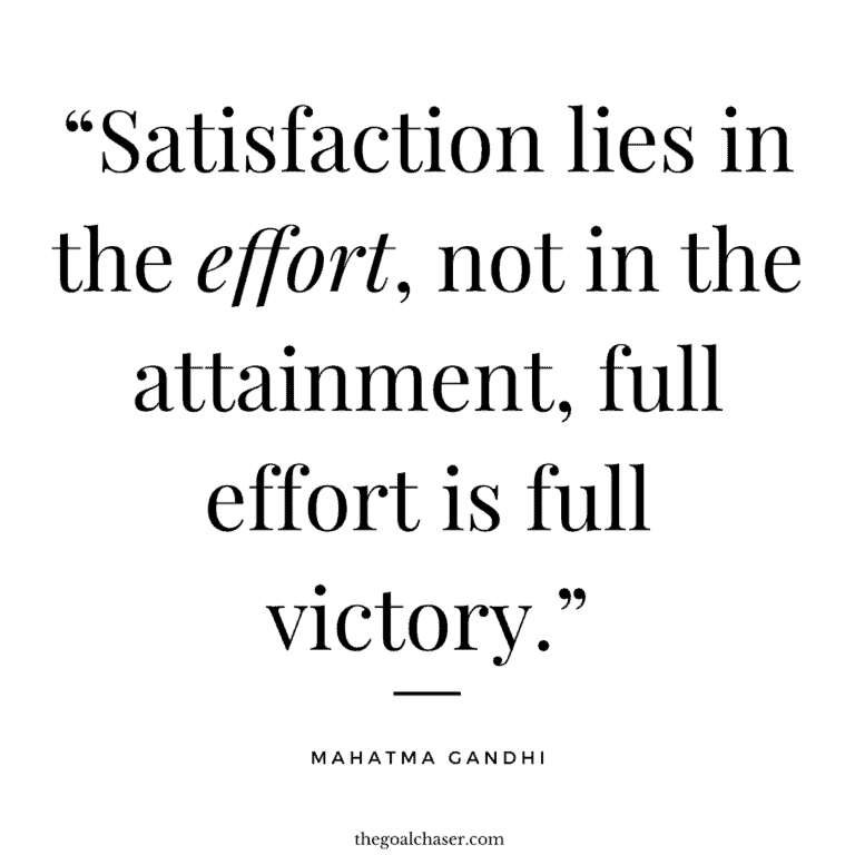Quotes About Effort & Reward - The Goal Chaser