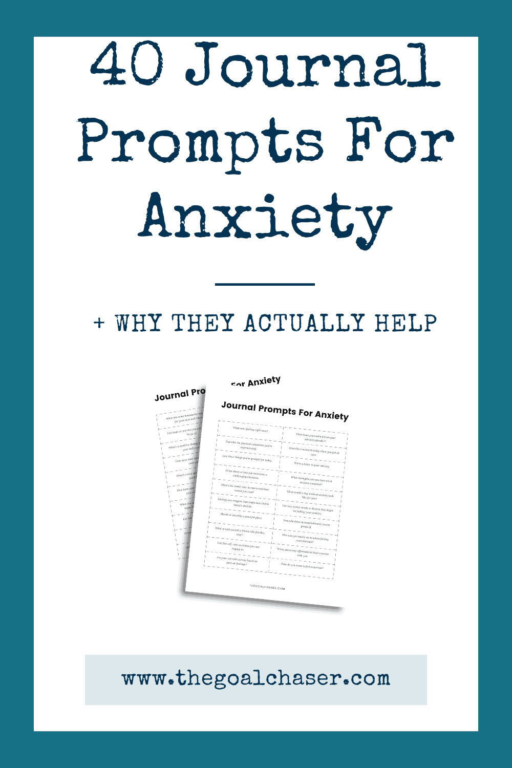 40 Journal Prompts For Anxiety (+ Why They Help)
