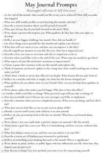 May Journal Prompts – 31 Daily Prompts - The Goal Chaser