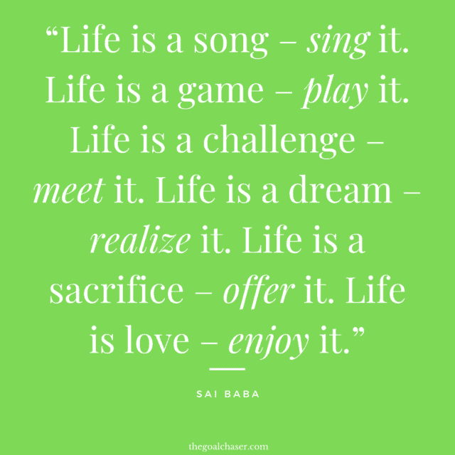 60+ Unique Quotes On Life That Inspire - The Goal Chaser