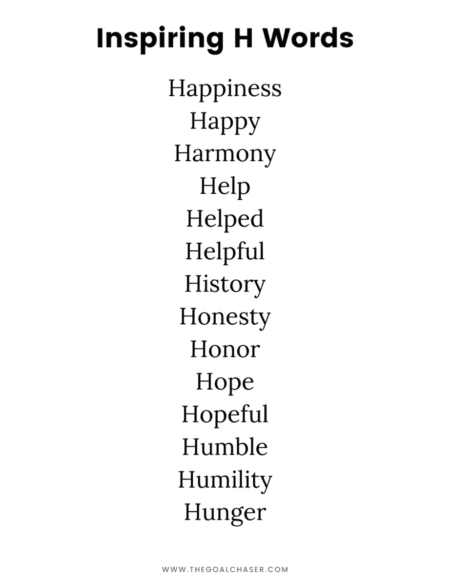 Motivational Words List - 200+ Single Words That Motivate!