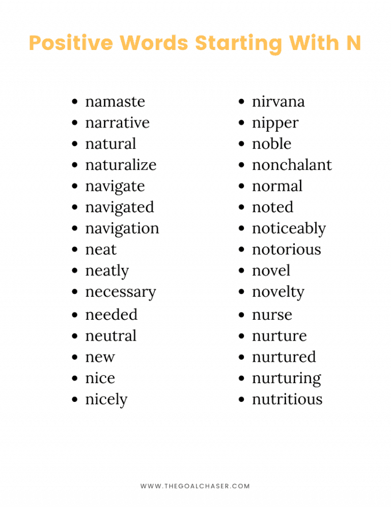 Positive Words List A-Z & How to Use Them More Often!