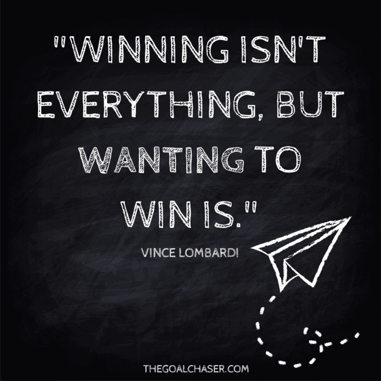 Inspirational Quotes On Winners & A Winning Attitude - The Goal Chaser