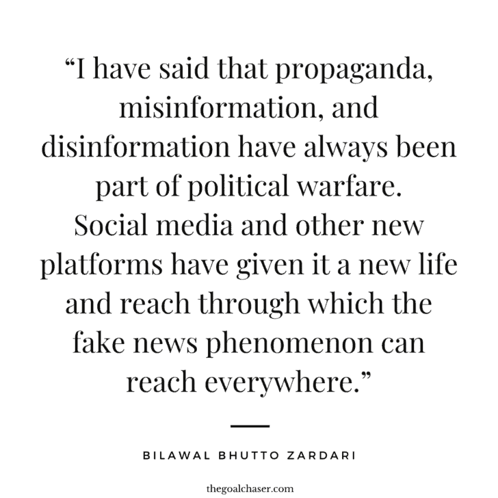 Fake News Quotes - To Encourage Questioning - The Goal Chaser