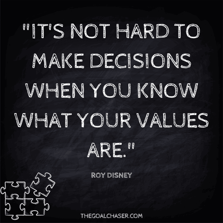 Inspirational Quotes About Values In Life - The Goal Chaser