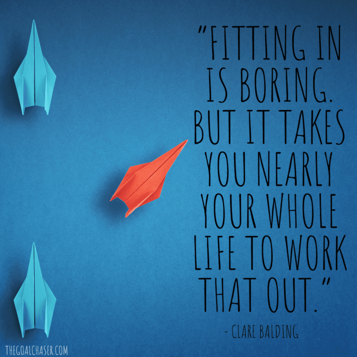 Powerful Quotes On Not Fitting In - The Goal Chaser